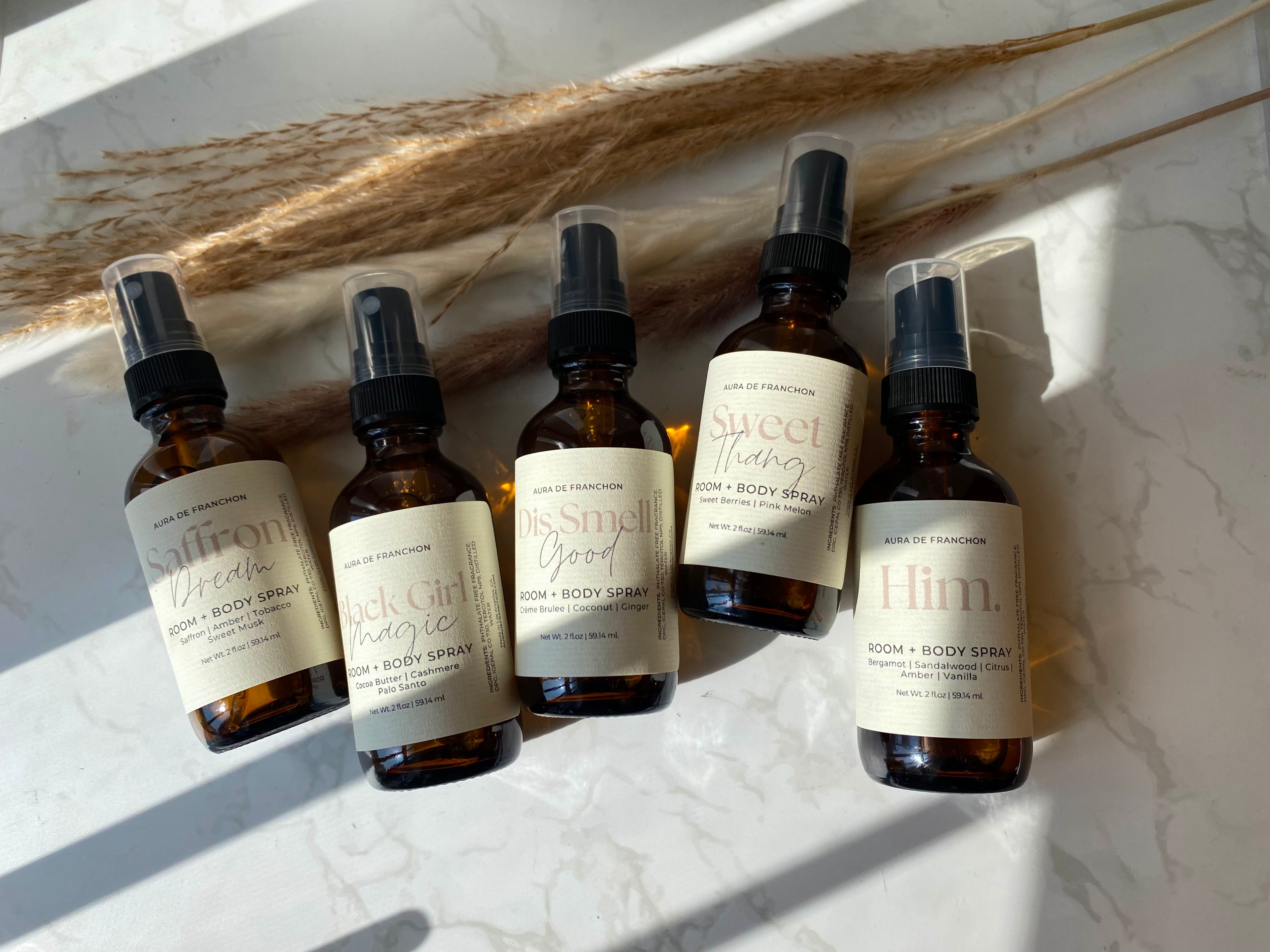 Room + Linen + Body Sprays – Aura de Franchon